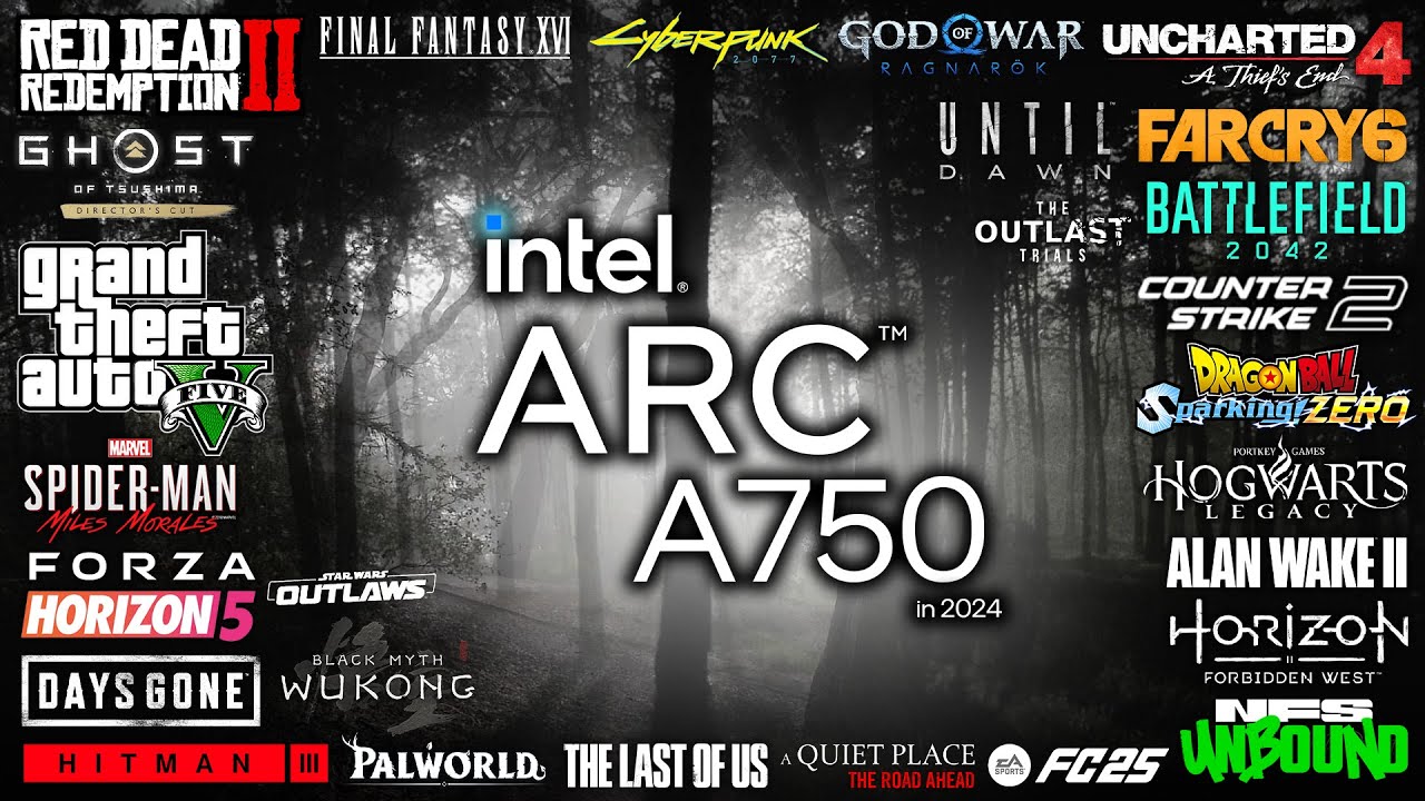 Intel ARC A750 in 2024 - Test in 36 Games - YouTube