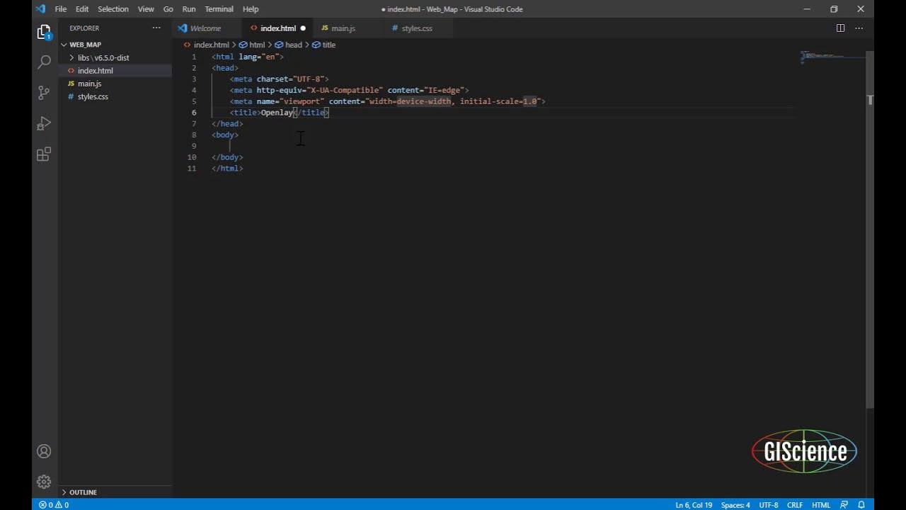 3- Installation of VSCode and OpenLayer and sitting up the Environment ...