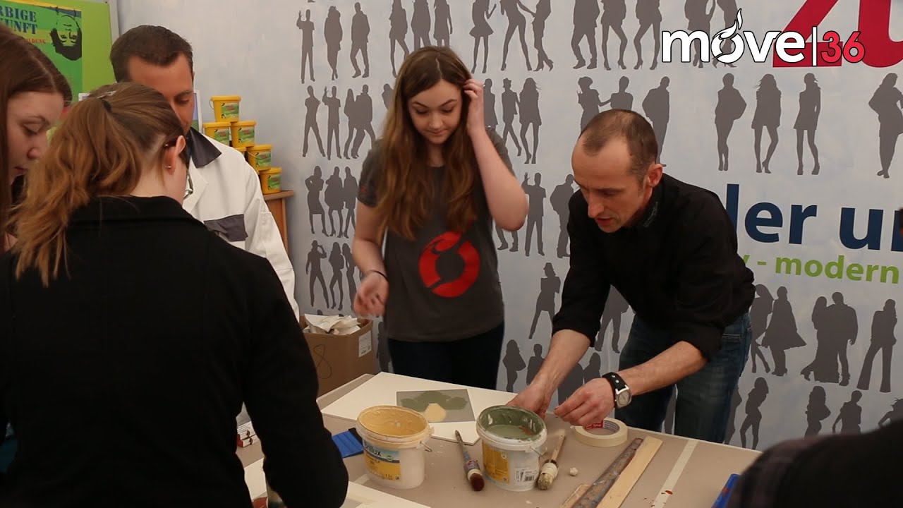 trend-messe: Paula wird Maler- und Lackiererin// move36 report - YouTube