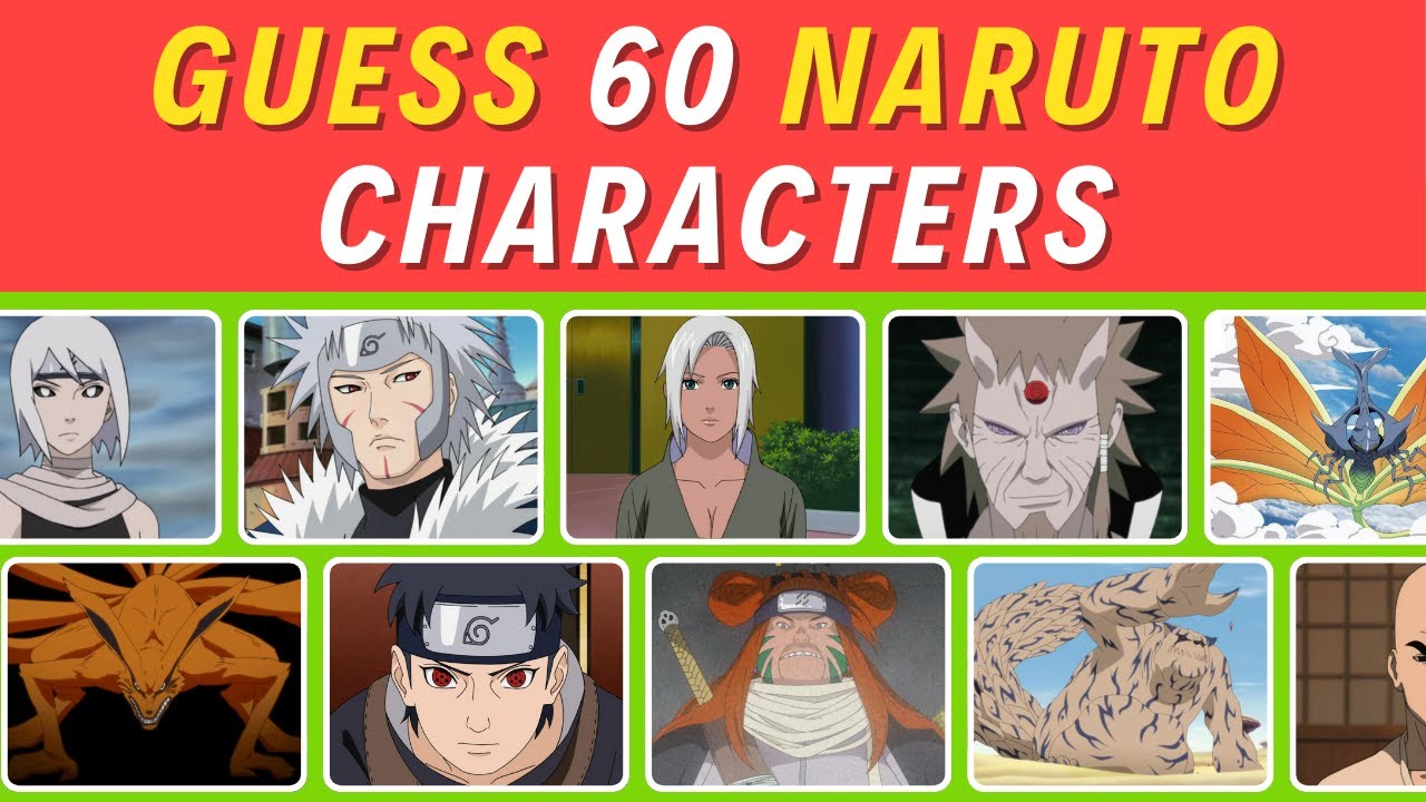 Name Naruto Characters Pop Quiz Game 🧠Naruto Character Guessing 3 ...