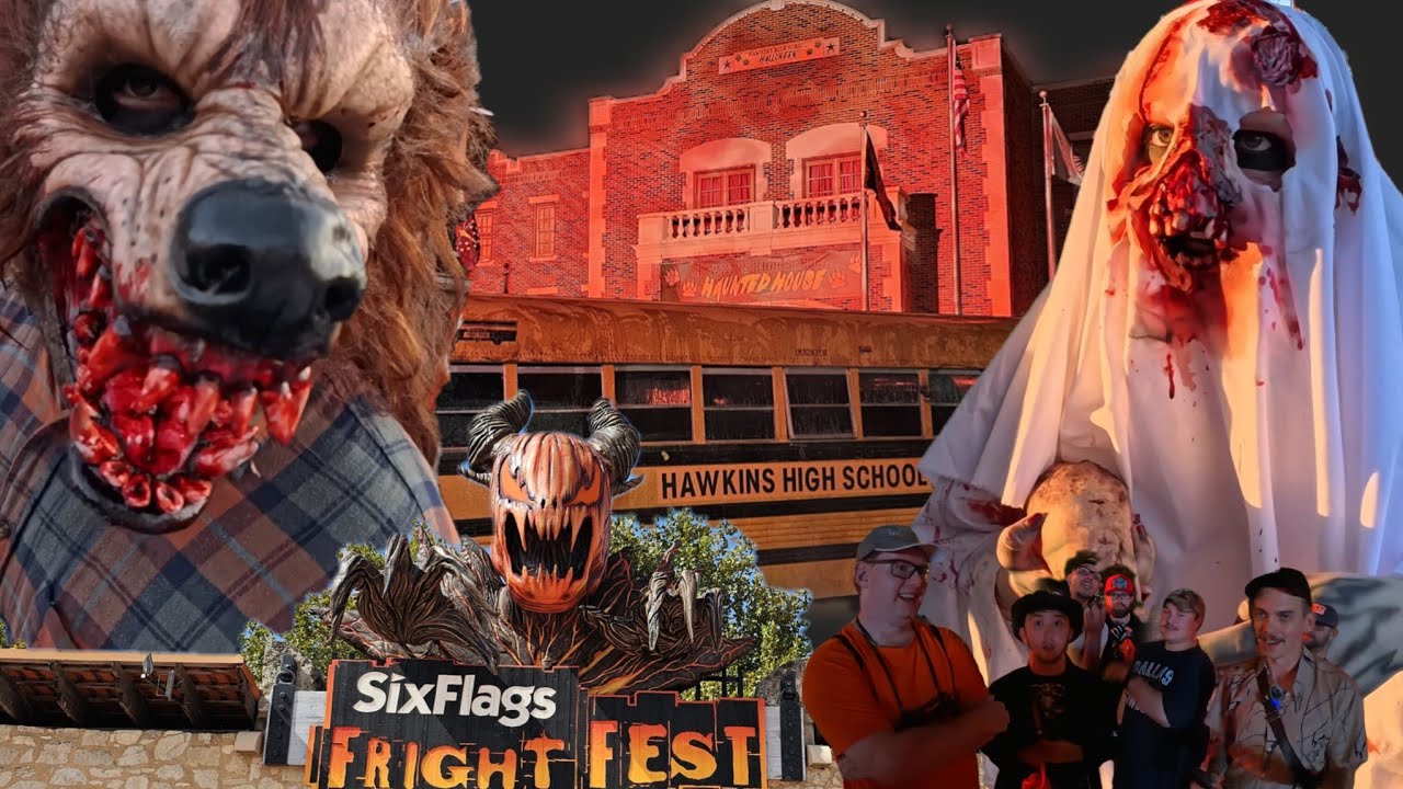 Saturday Night Frights! Six Flags Fiesta Texas Fright Fest Scares ...
