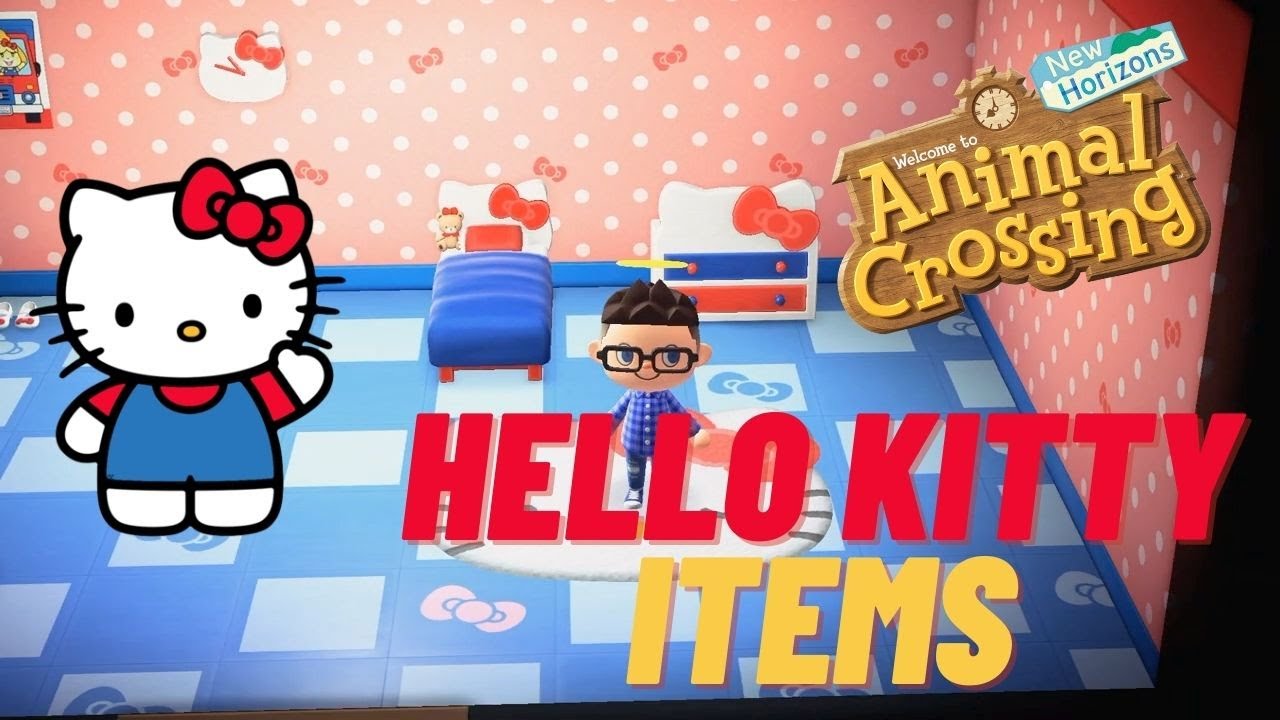 Animal Crossing New Horizons: Sanrio Items - Hello Kitty - YouTube