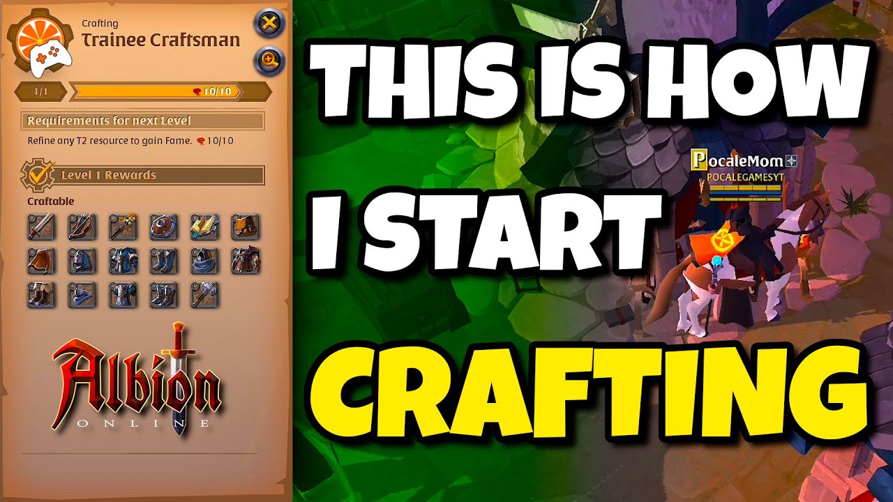 ALBION ONLINE Crafting - YouTube