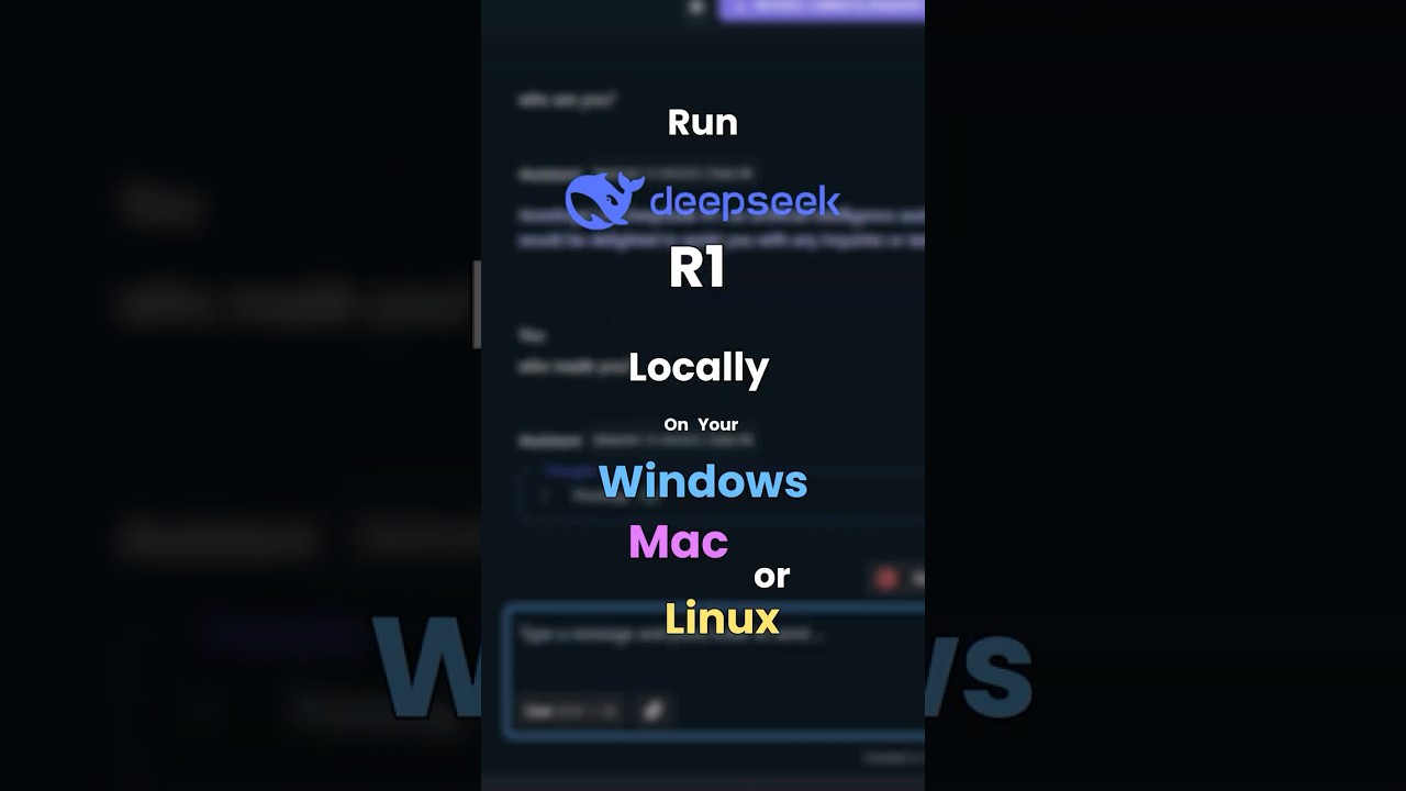 'How To Install Deepseek On Windows - How To Run Deepseek R1 Locally On ...