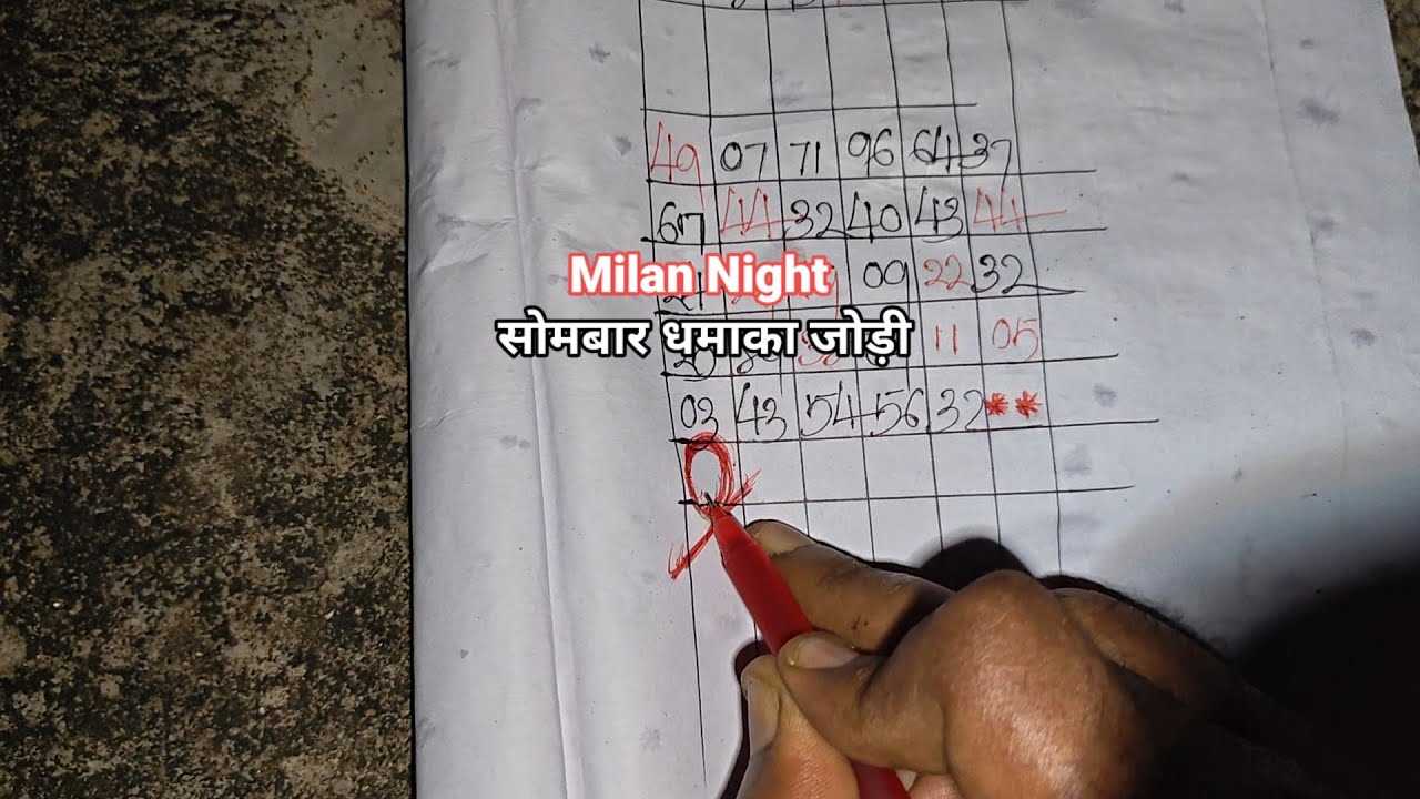 Milan Night Today 27-10-2025 Power Full Jodi - YouTube