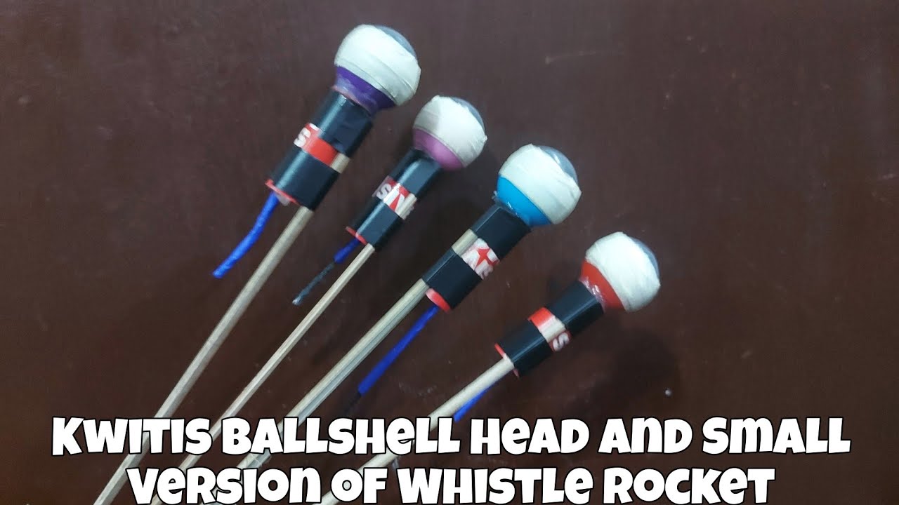 Kwitis Ballshell Head and Small Version Whistle Rocket 10mm ID - YouTube