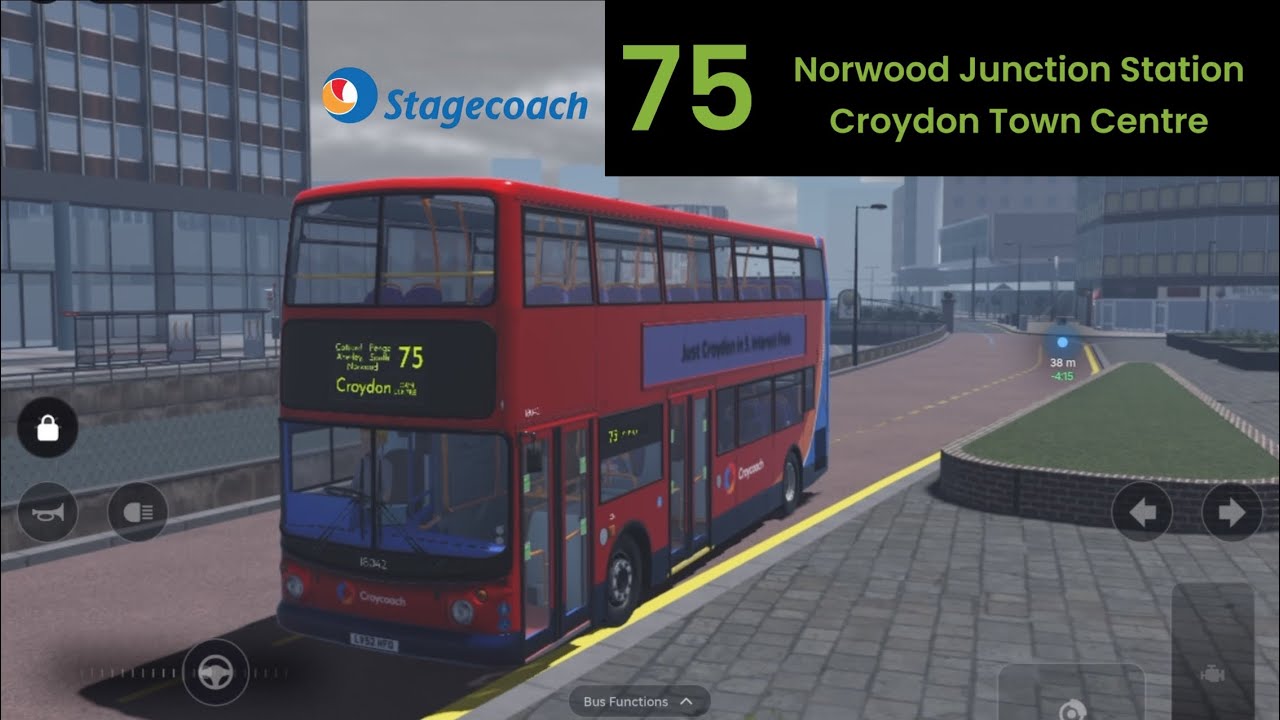 Croydon: London Bus Simulator- Route 75 - YouTube