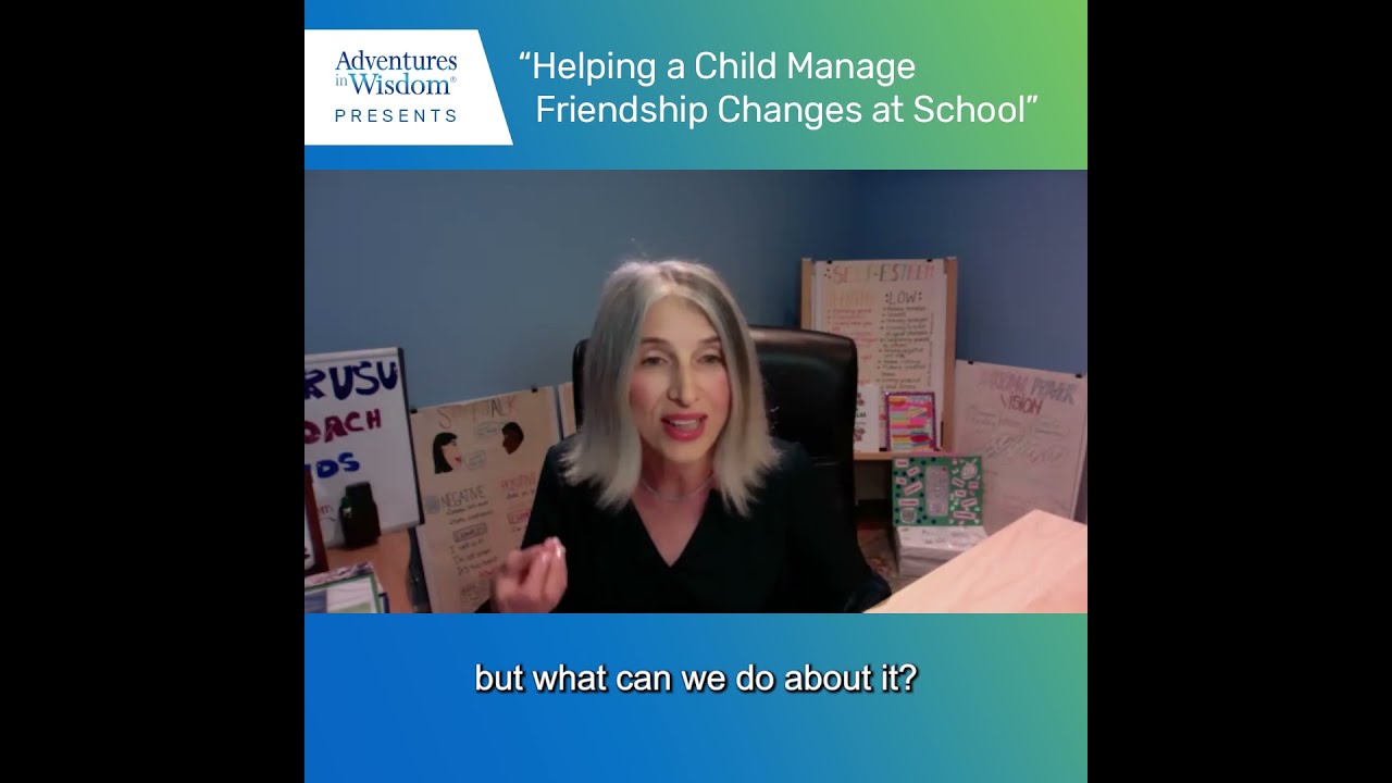 WISDOM Coach, Delia helps child manage friendship changes upon return to school - YouTube