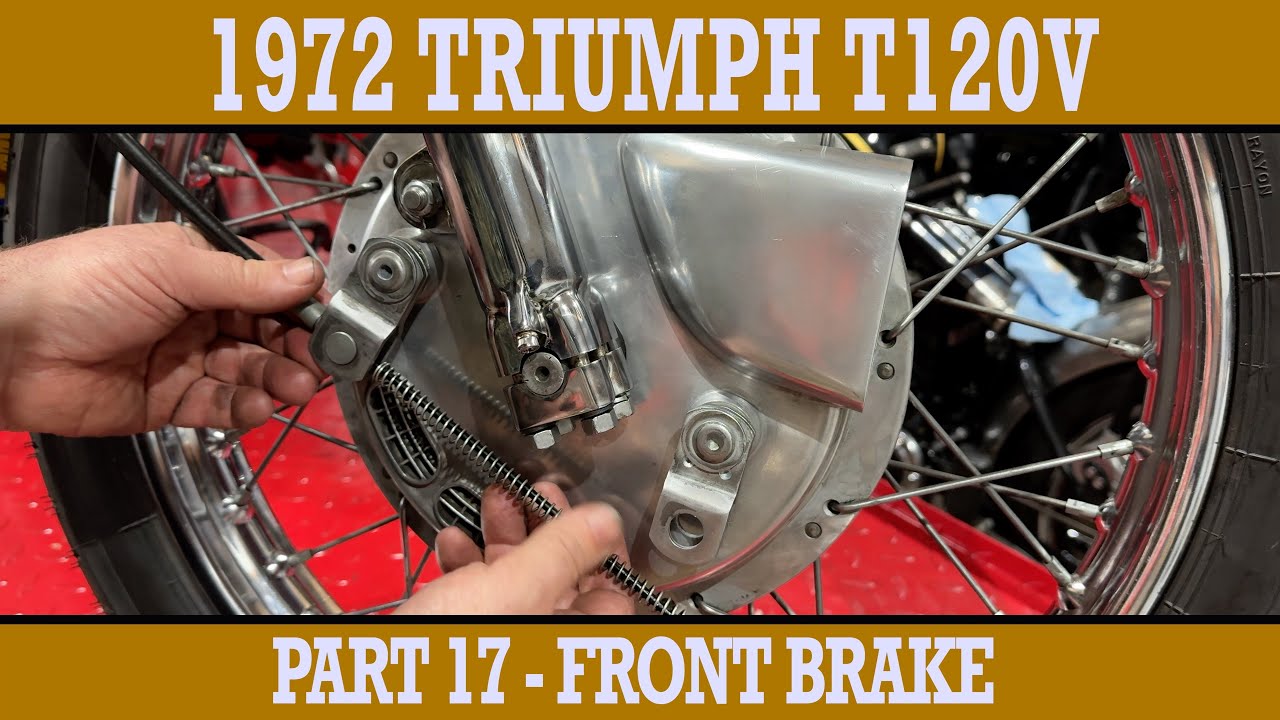 1972 Triumph Bonneville T120RV OIF 650 - Front brake - Part 17 - YouTube