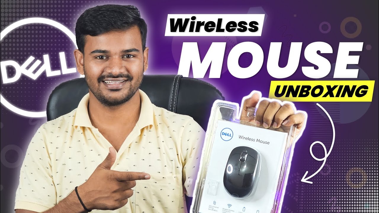 Best Wireless Mouse Unboxing and Review | Dell wireless USB mouse 2024 ...
