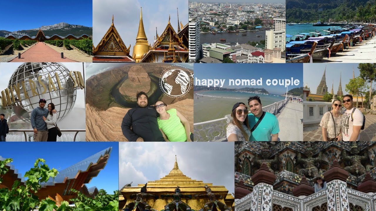 We're the Happy Nomad Couple & We're Traveling the World in 2017! - YouTube