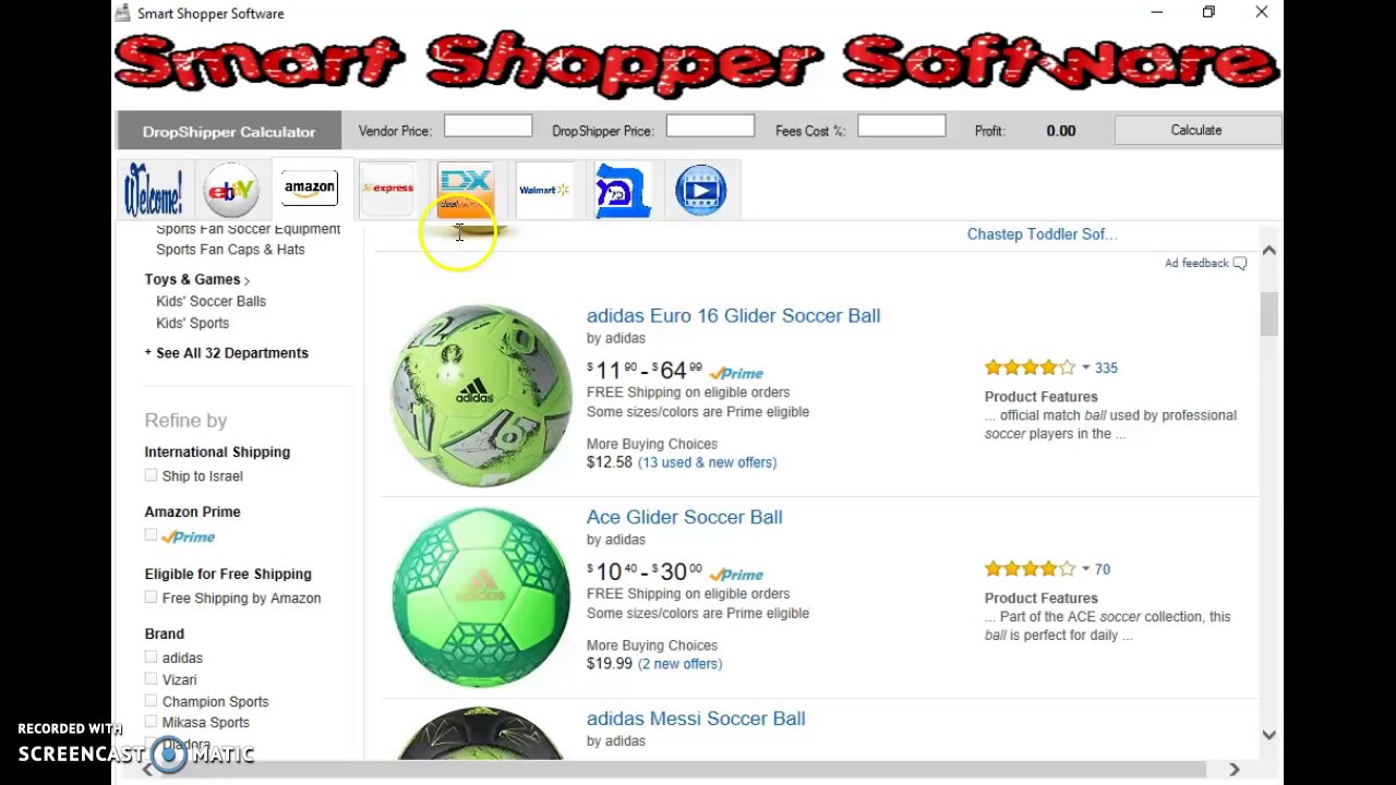 Smart Shopper Software - YouTube
