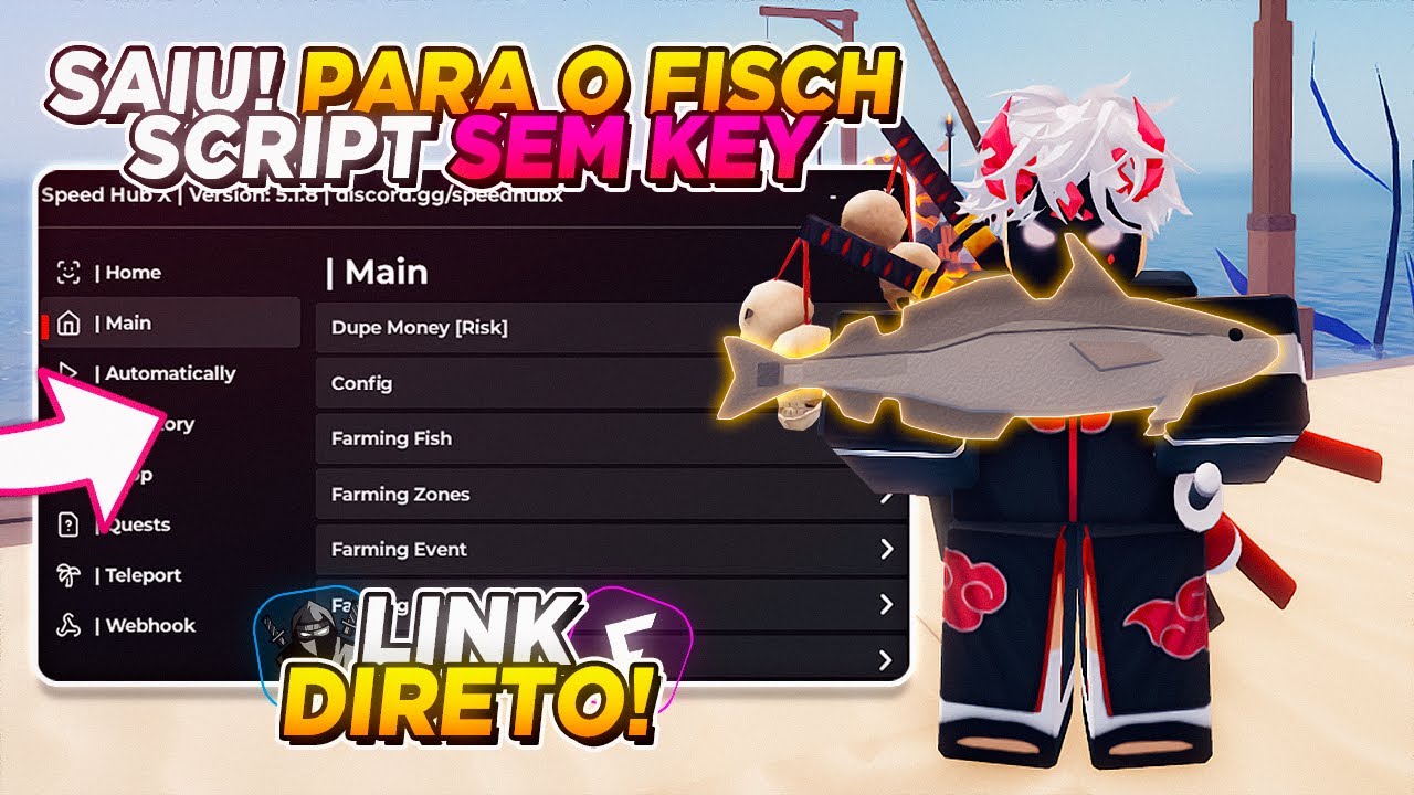 [🌋NOVO] FISCH Script (No Key - Dupe Money & Fisch!) Mobile & PC - YouTube