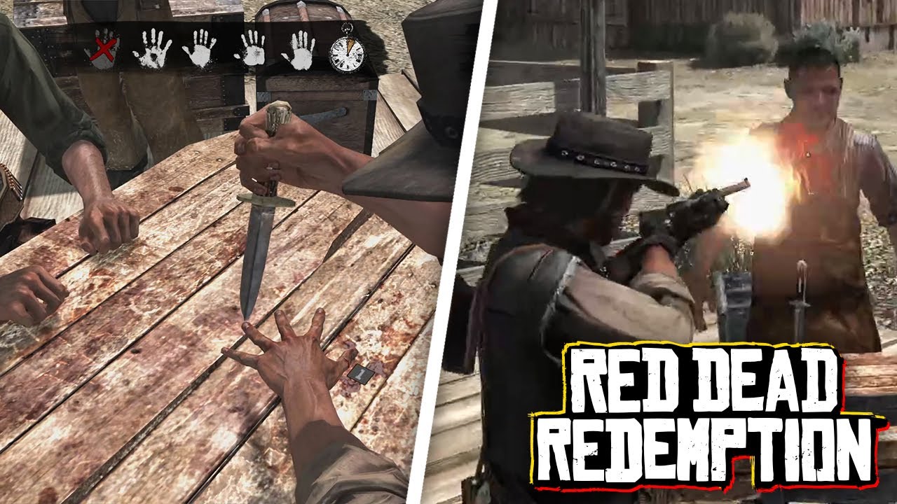 Five Finger Fillet Game Goes Horribly Wrong (Red Dead Redemption) - YouTube