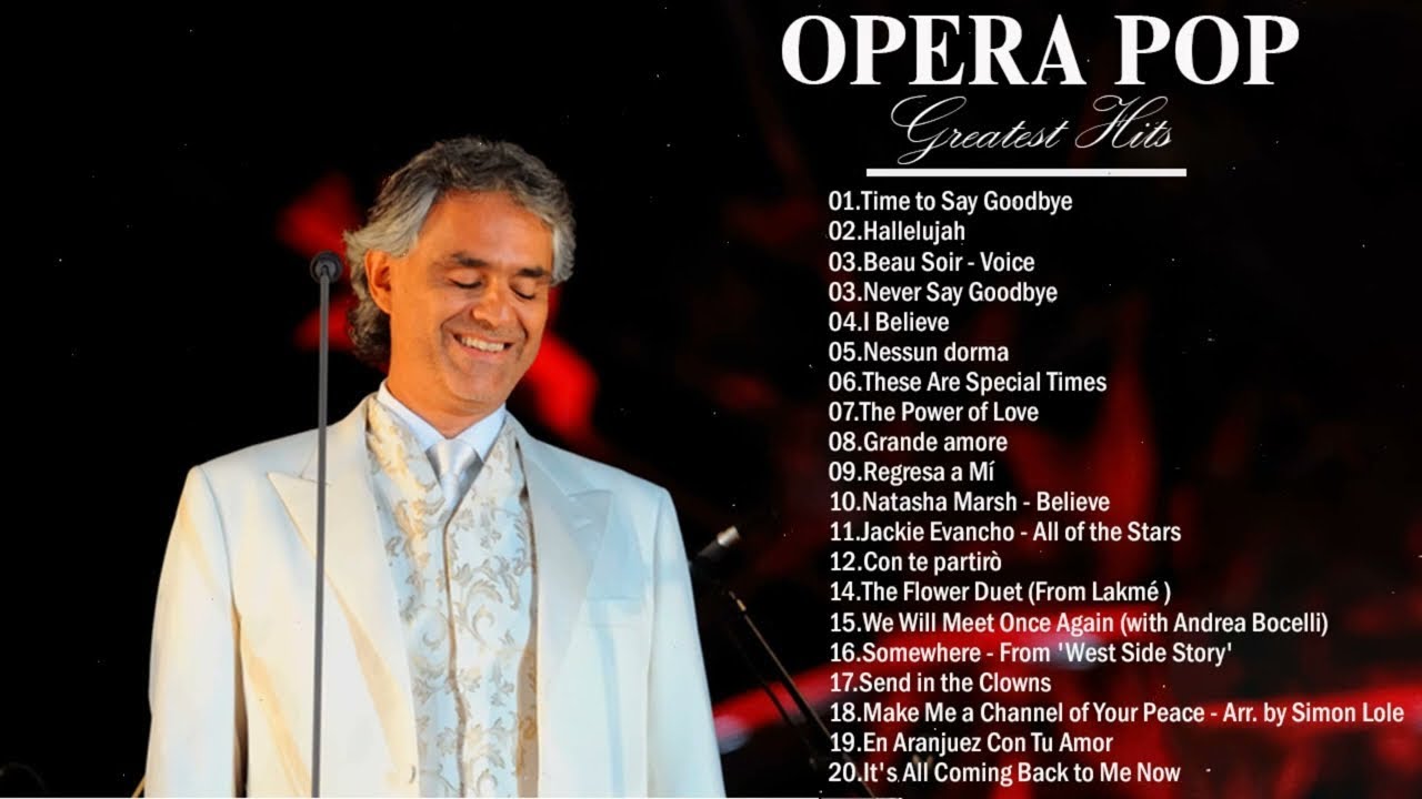 Opera Songs Greatest Hits 2022 - Andrea Bocelli, Céline Dion, Sarah ...