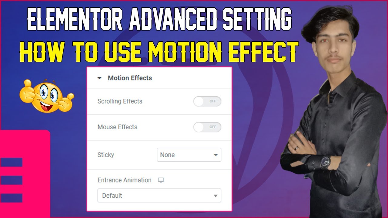 how to add motion effect in Elementor | Elementor motion effects ...