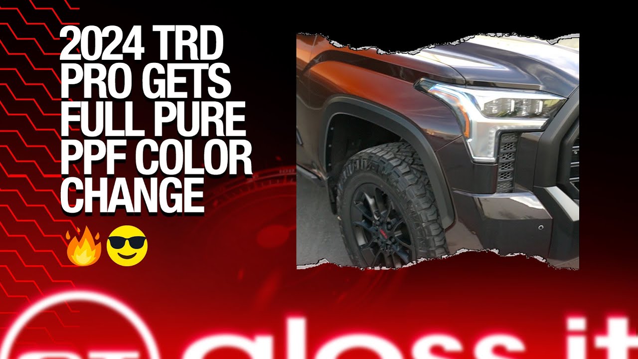 2025 TRD PRO TUNDRA GETS FULL PURE PPF COLOR CHANGE AND PROTECTION 🔥🔥 ...