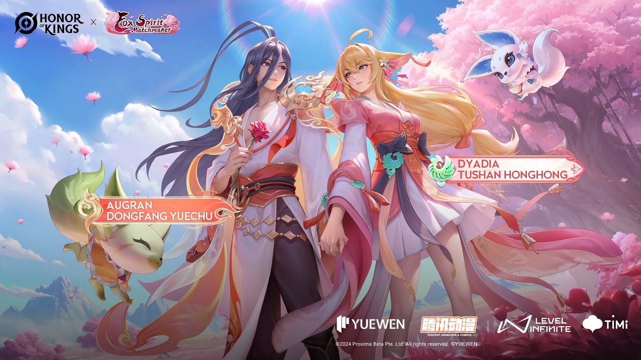 Confira a colaboração entre Honor of Kings × Fox Spirit Matchmaker ...