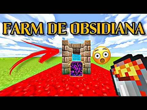 como fazer FARM de OBSIDIAN no MINECRAFT super fácil - YouTube