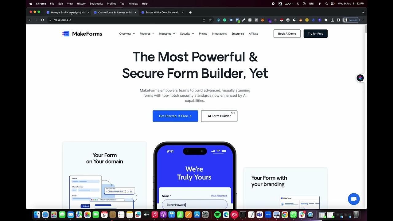 Makeforms How Makeforms Ensures Your Forms Are Secure Youtube