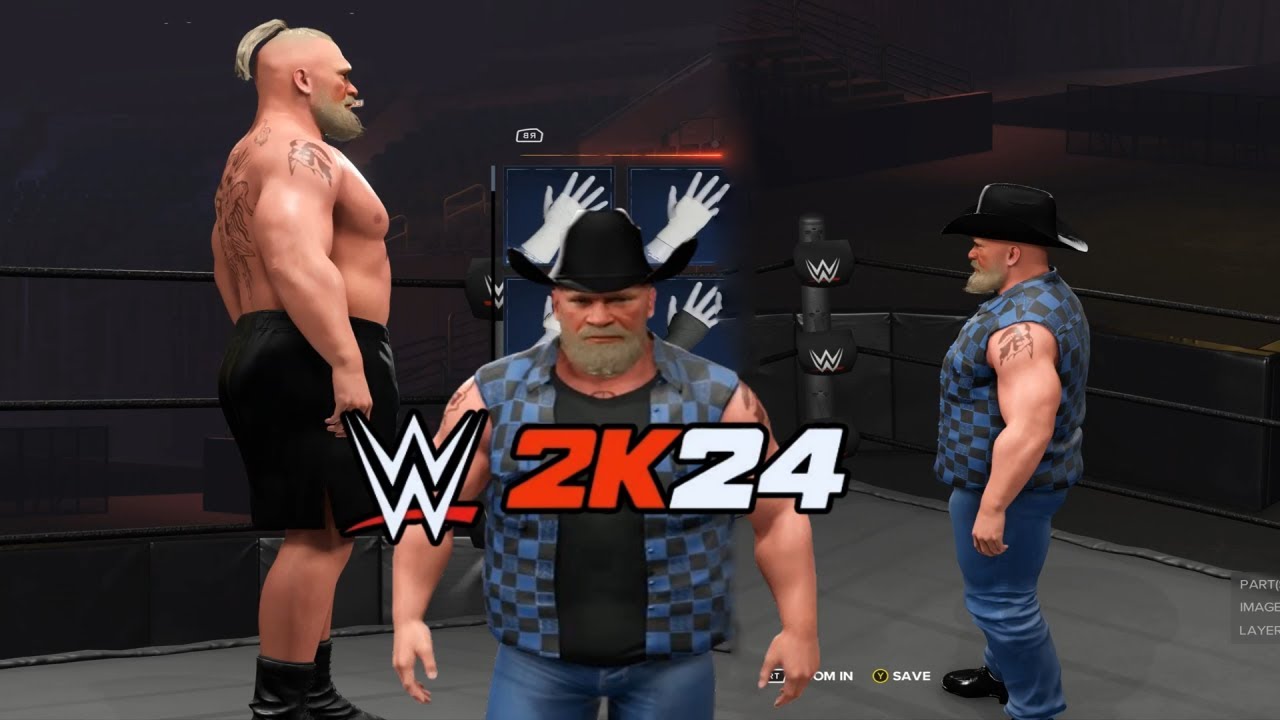 How to Create Brock Lesnar - WWE 2K24 - YouTube