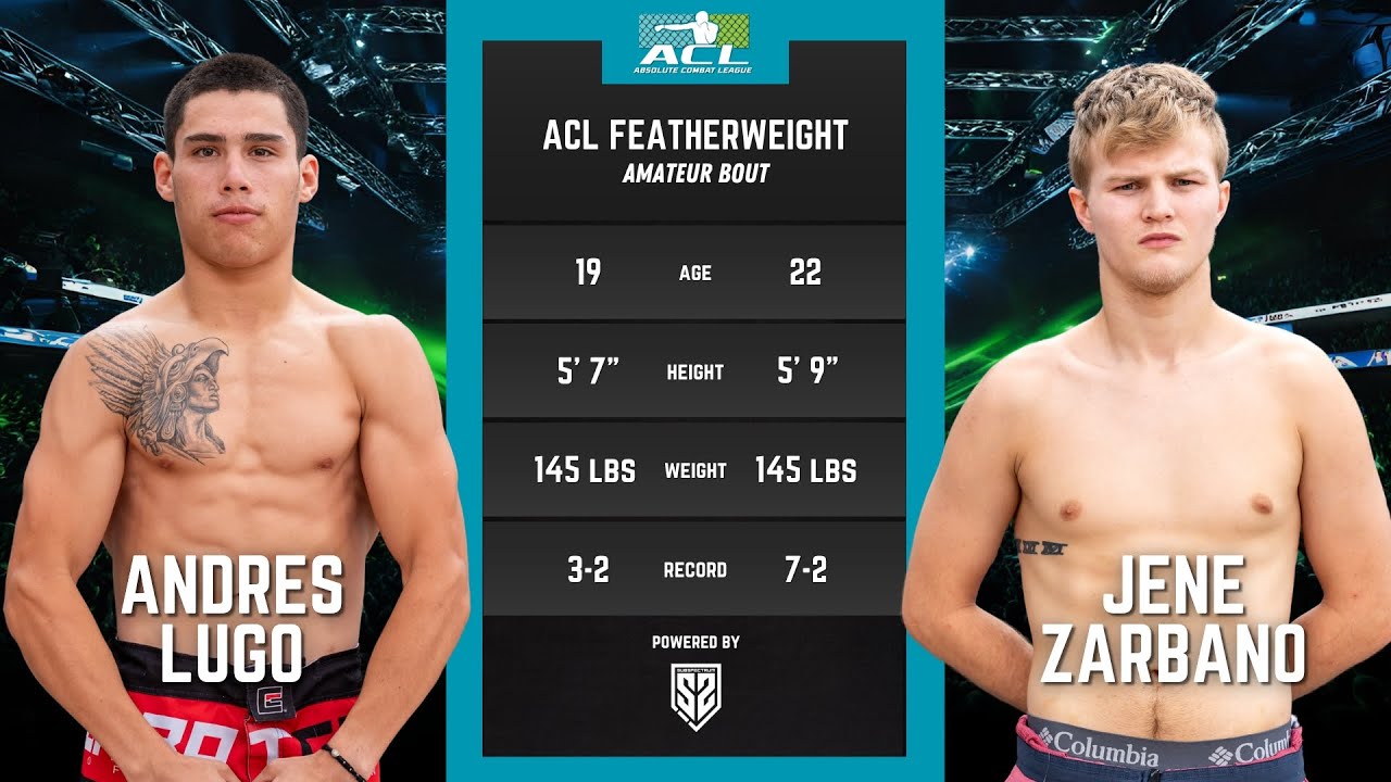 Amateur Featherweight Title Fight! | Andres Lugo vs Jene Zarbano | ACL 2 - YouTube
