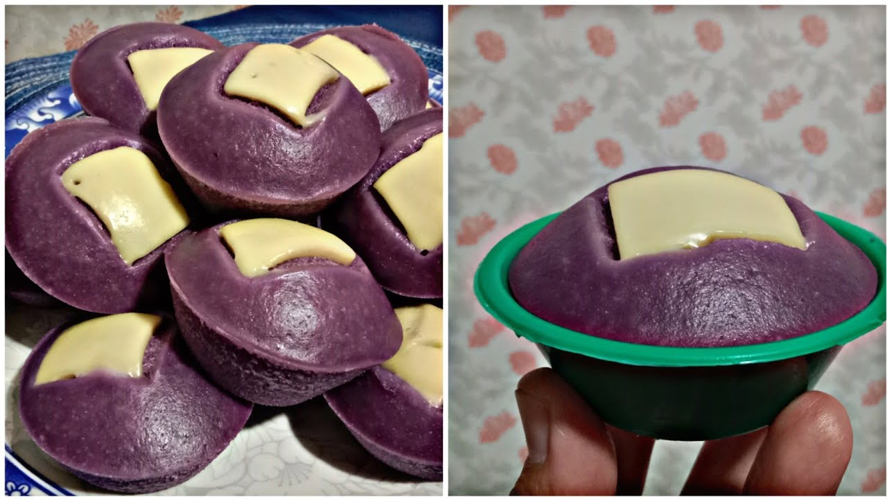 MAS MASARAP PA SA PUTO NG GOLDILOCKS! Condensed milk puto cheese ube ...