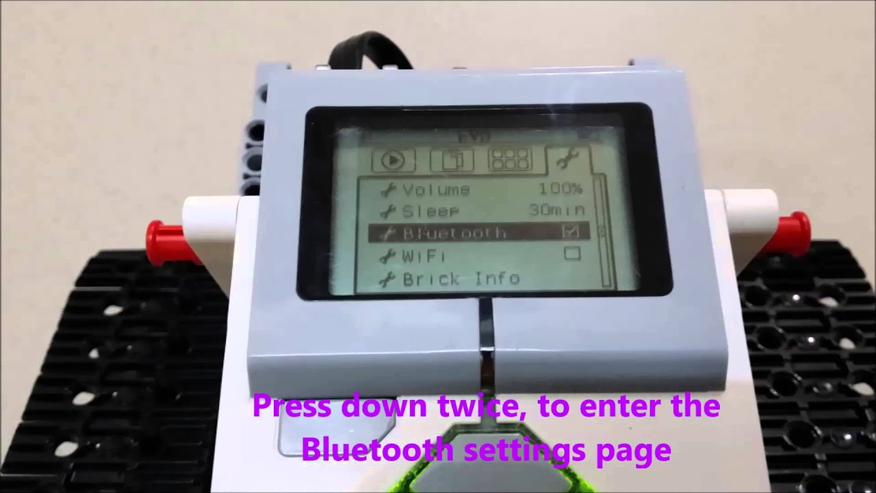 LEGO EV3 Bluetooth Pairing (Soccer Bot 2104) - YouTube