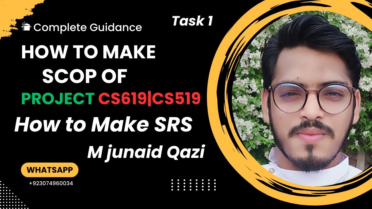 How to Make Scope of Project | How to Make SRS | TASK 1| Full SRS ...
