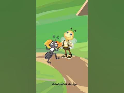 Ant and Honeybee #animation #cartoon #viral #shorts - YouTube