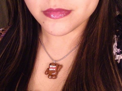 Polymer Clay Domo Kun Necklace - YouTube