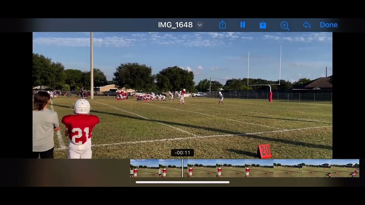 Grant morris #84 WR GOODSON MIDDLE SCHOOL - YouTube