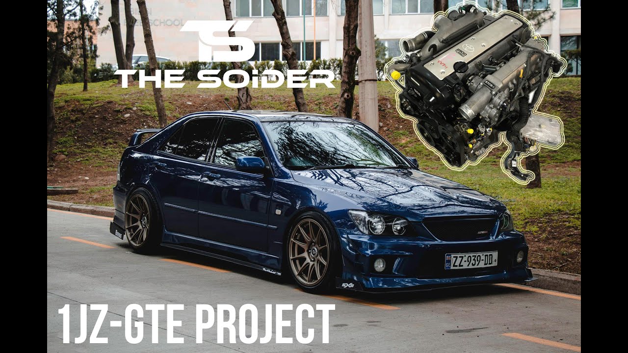 Toyota Altezza 1JZ-GTE Swap - YouTube
