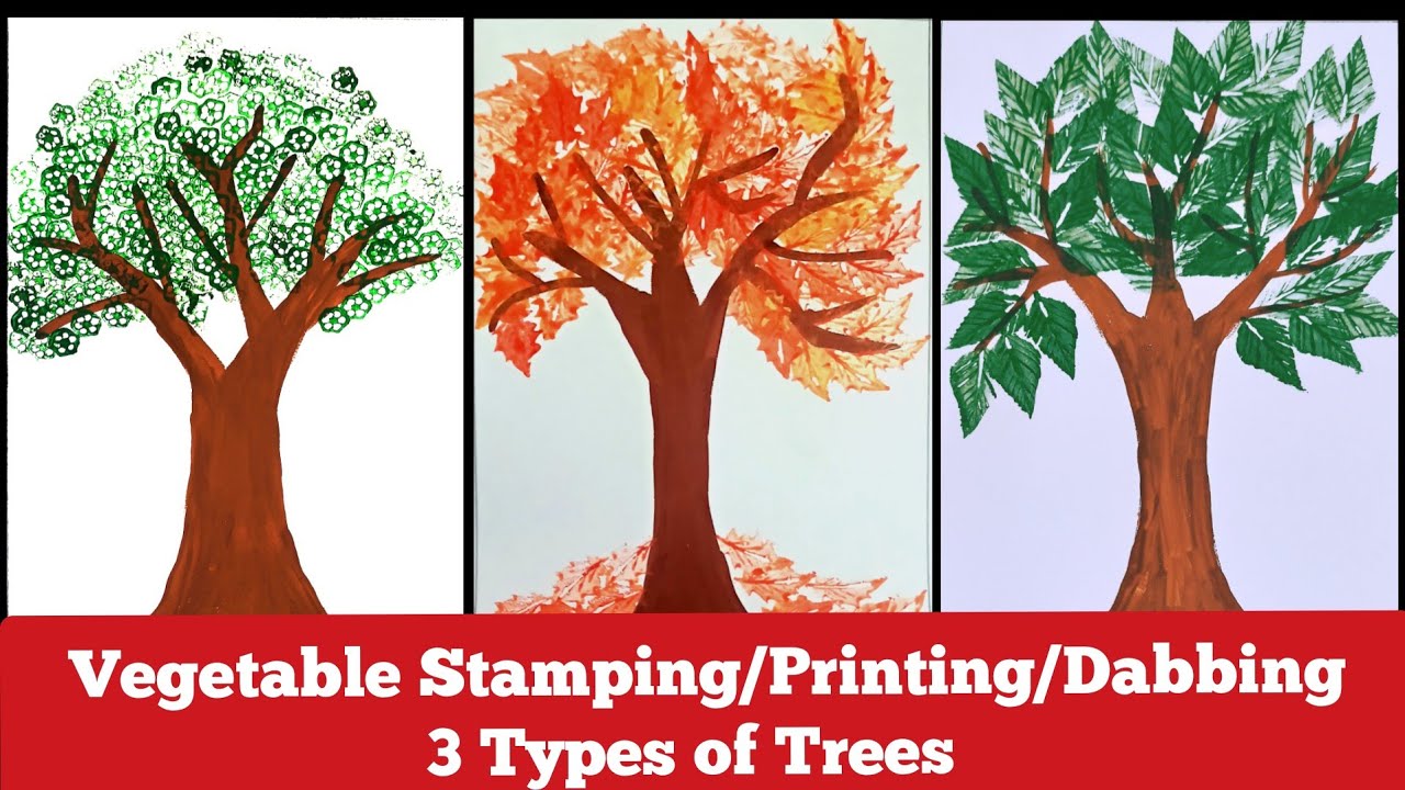 Vegetable Dabbing Stamping Painting/Vegetable stamp activity/Stamp Art ...