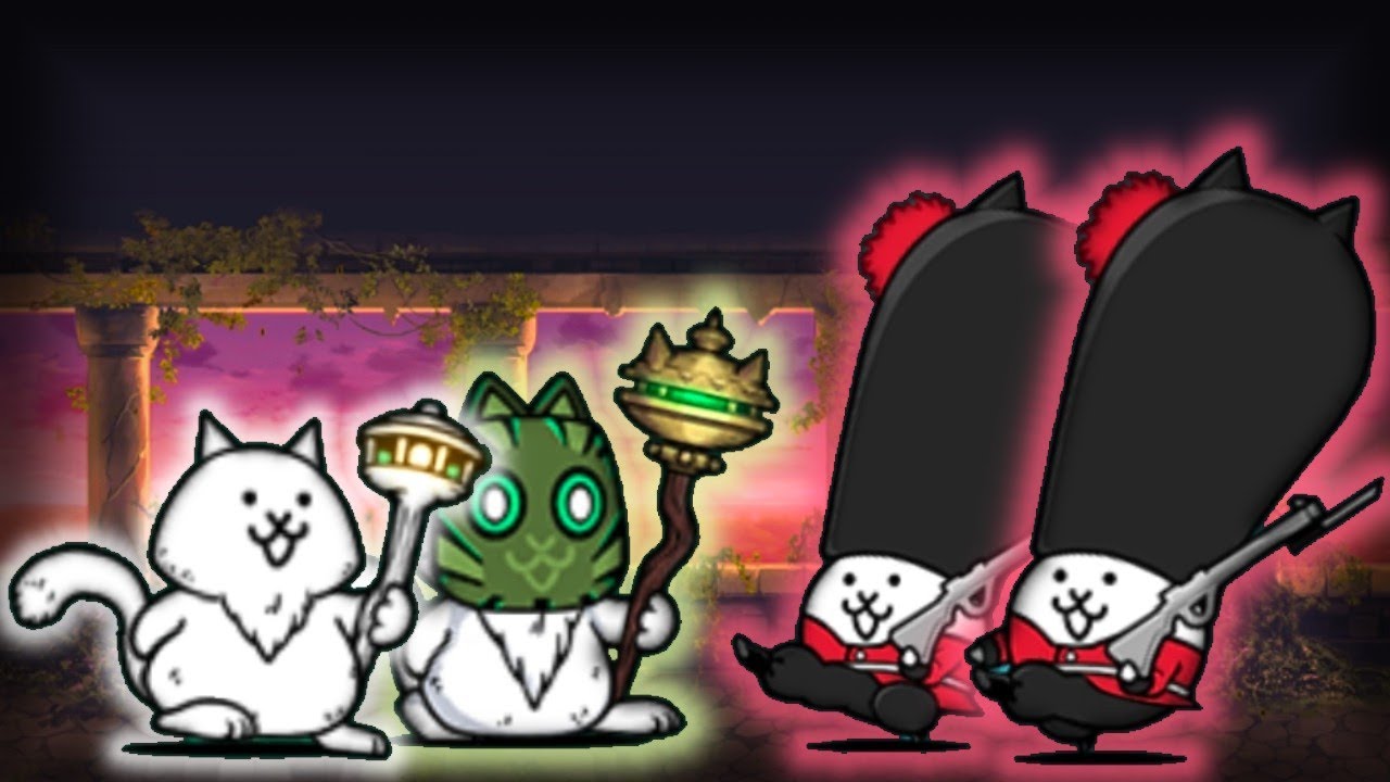 Royal Guard Vs Two Hermit Cats - YouTube