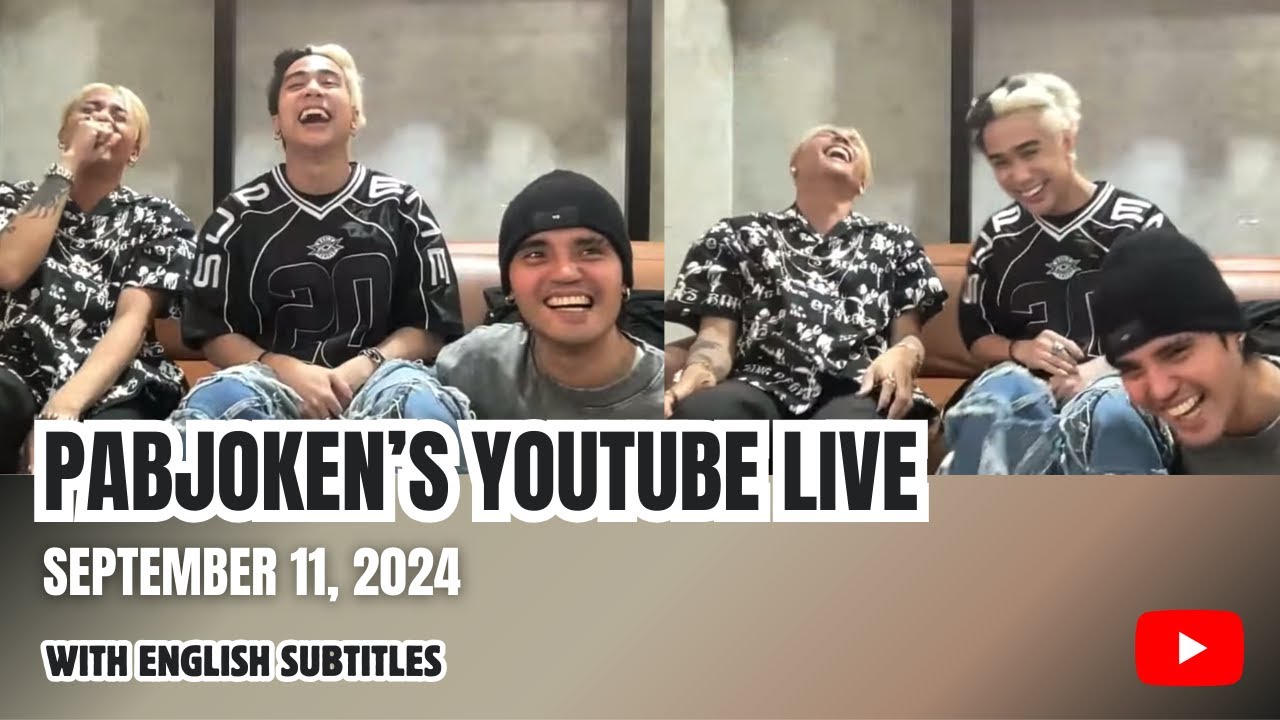 [ENG SUB] Pablo, Josh & Ken’s YouTube Live | September 11, 2024 - YouTube