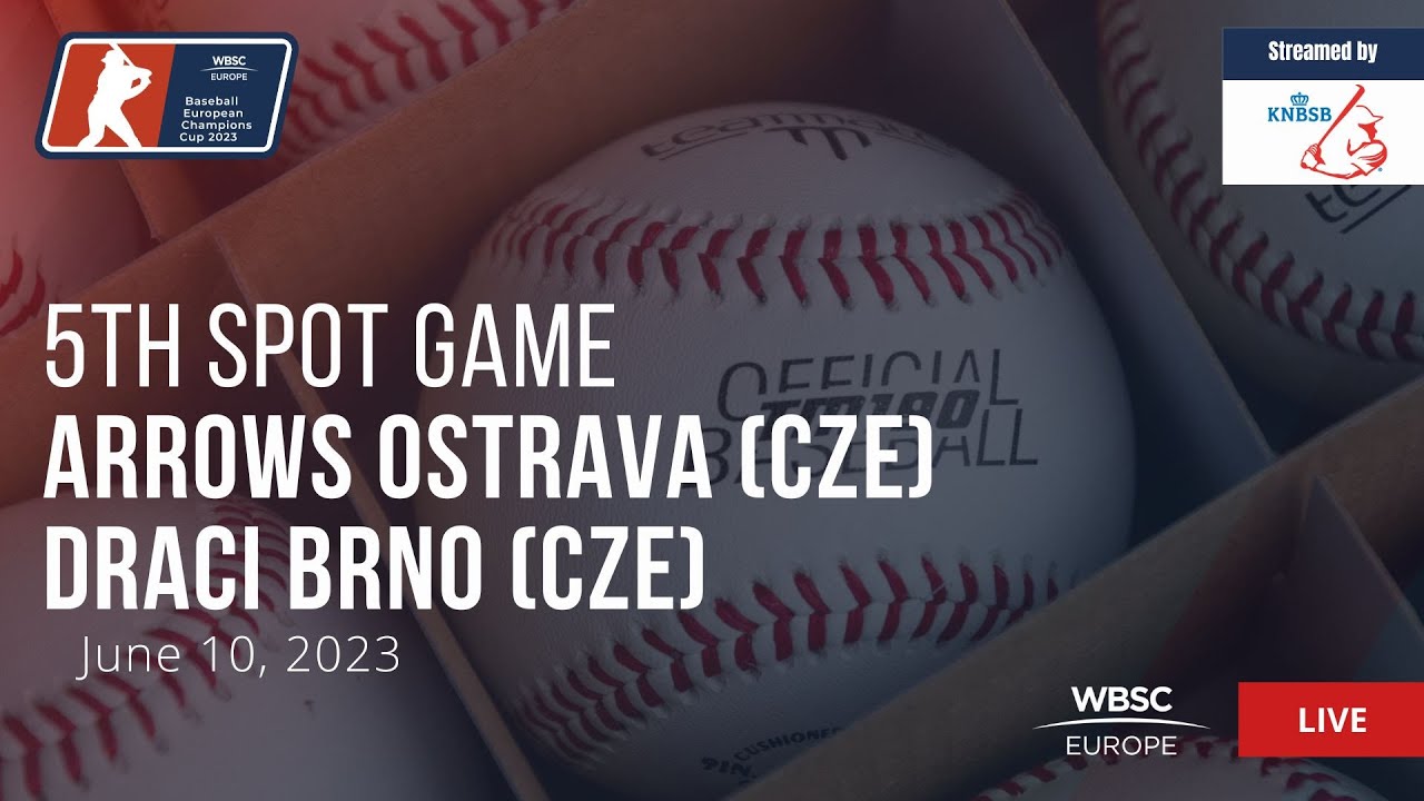17 Baseball European Champions Cup. 5th spot game: SKSB Arrows Ostrava ...