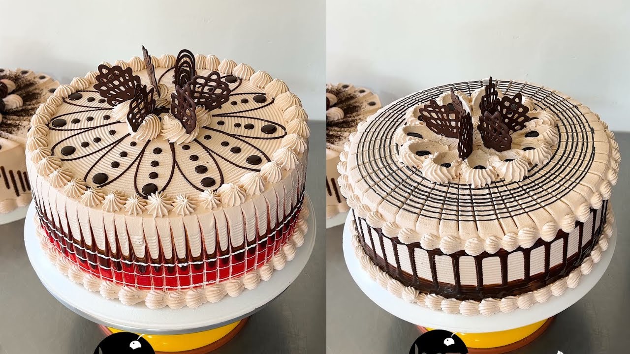 como decorar tortas con figuras de chocolate | tortas moca con ...
