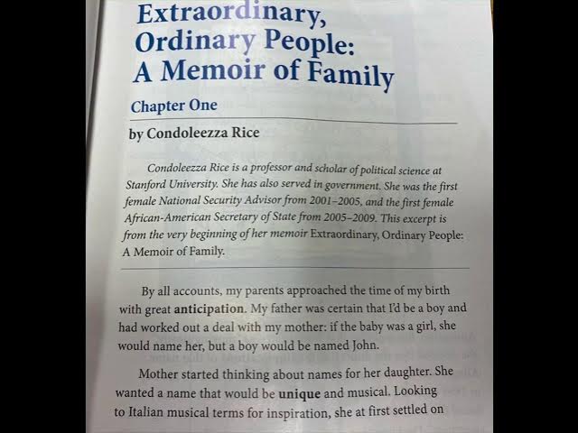 Extraordinary Ordinary People