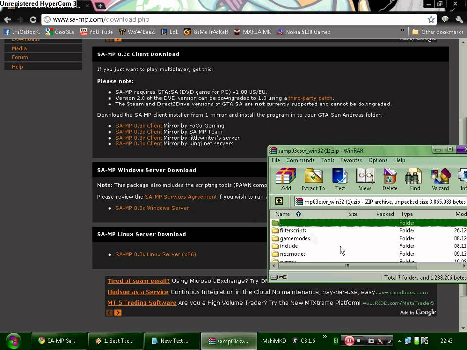 How to make a Gta San Andreas Sa:Mp server - YouTube