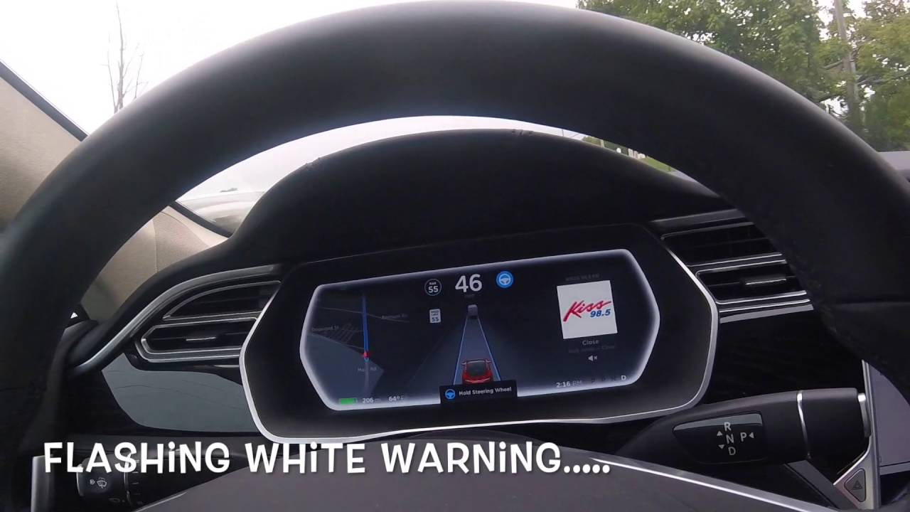 Tesla Model S Software Update 8.0 - Auto Pilot - YouTube