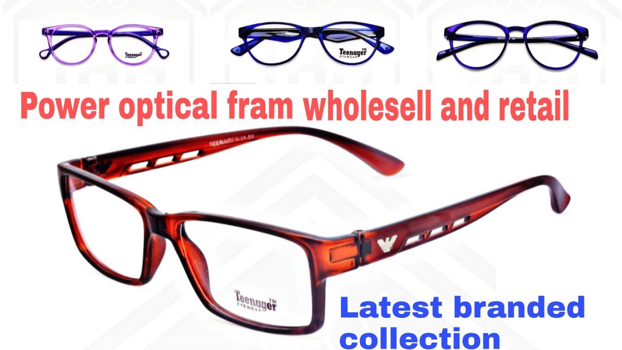 Optical frames for eye power - YouTube