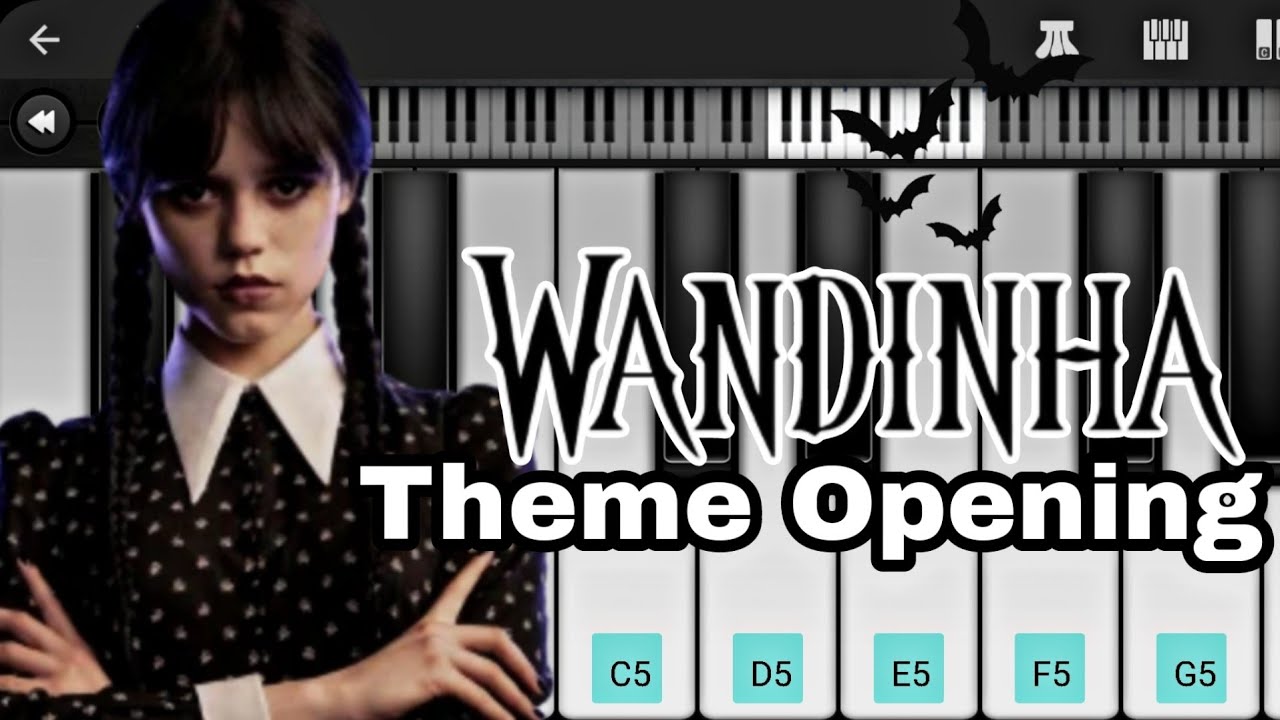 WEDNESDAY - Opening Theme (PERFECT PIANO) Netflix Wandinha | EASY Piano ...