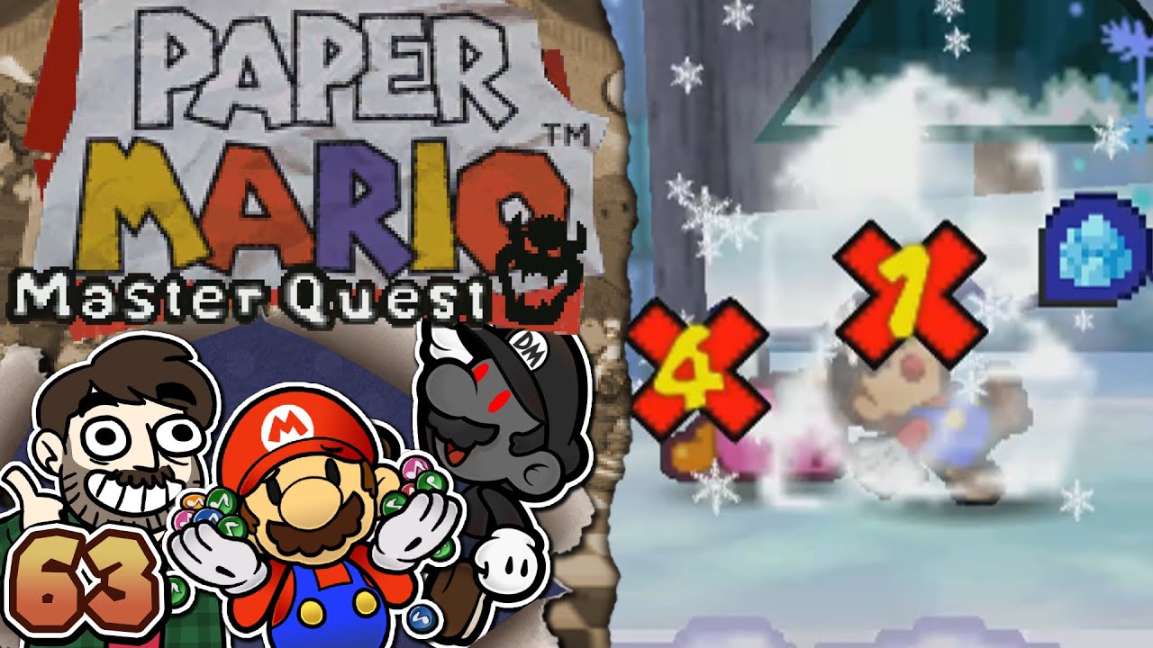 Paper Mario MASTER QUEST [63] "On Thin Ice" - YouTube