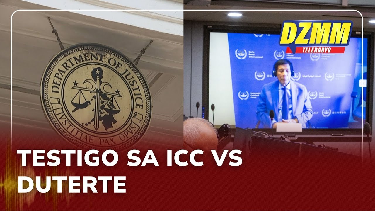 DOJ confirms up to 4 witnesses to testify in ICC case vs Duterte | (27 ...