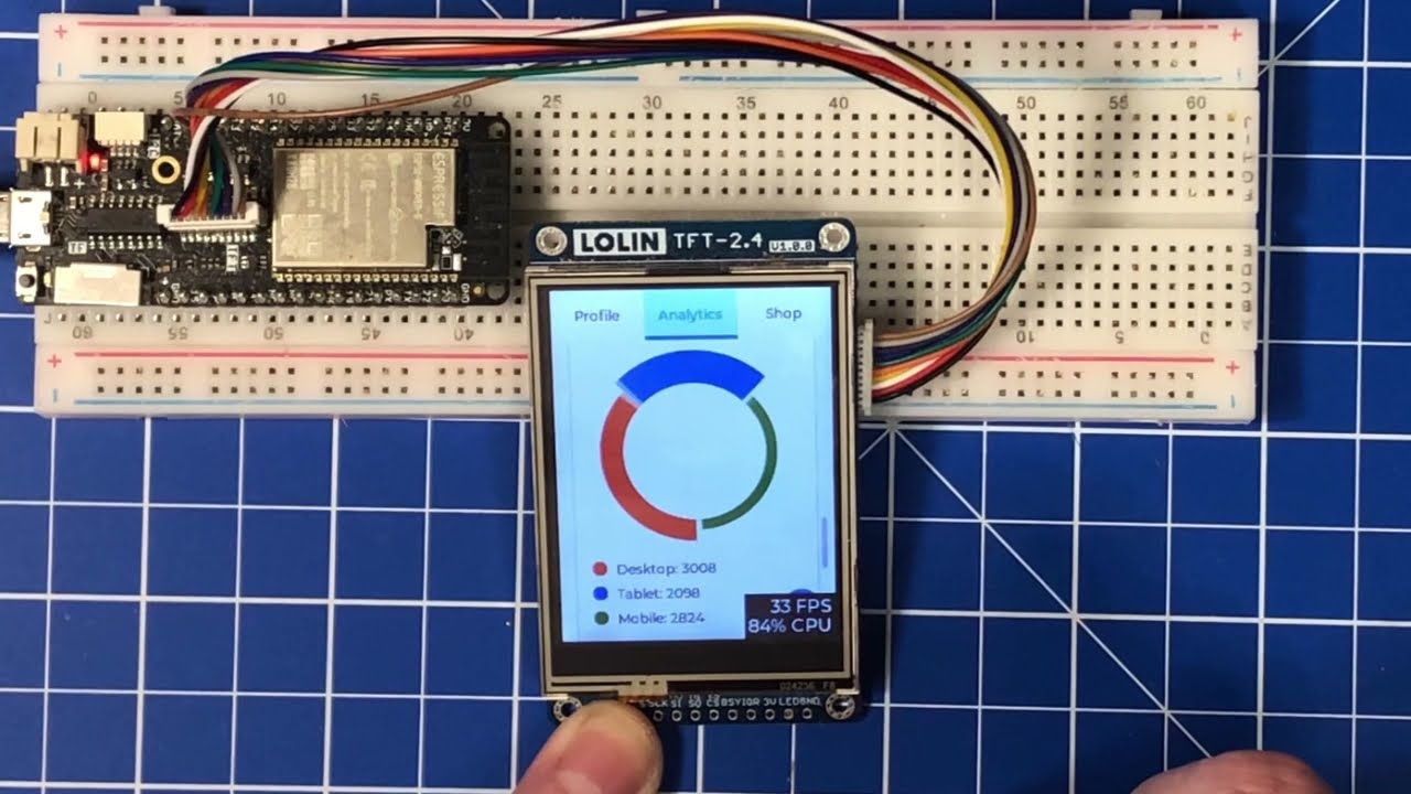 ESPhome with LVGL component - YouTube