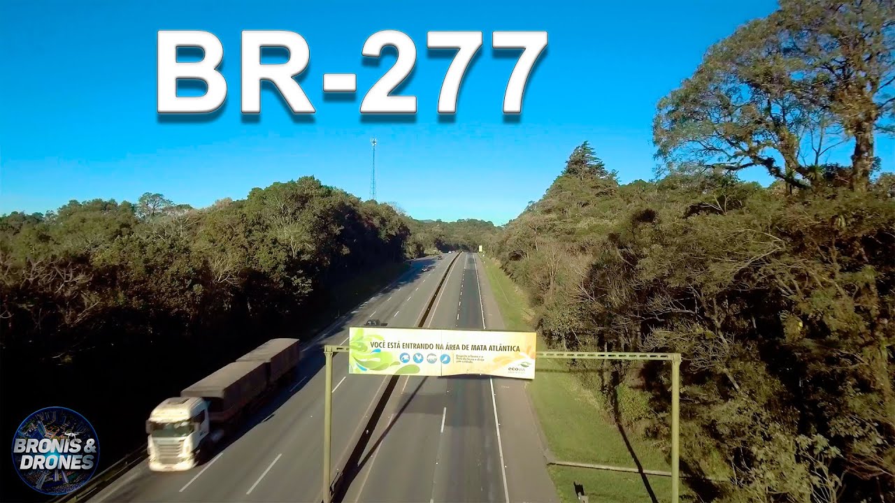 Passeio pela BR-277 por drone em 4K - YouTube
