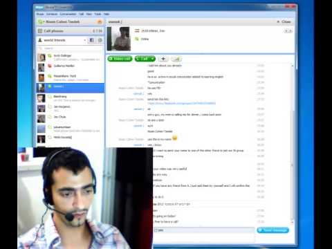 How to make a conference call on skype? - YouTube