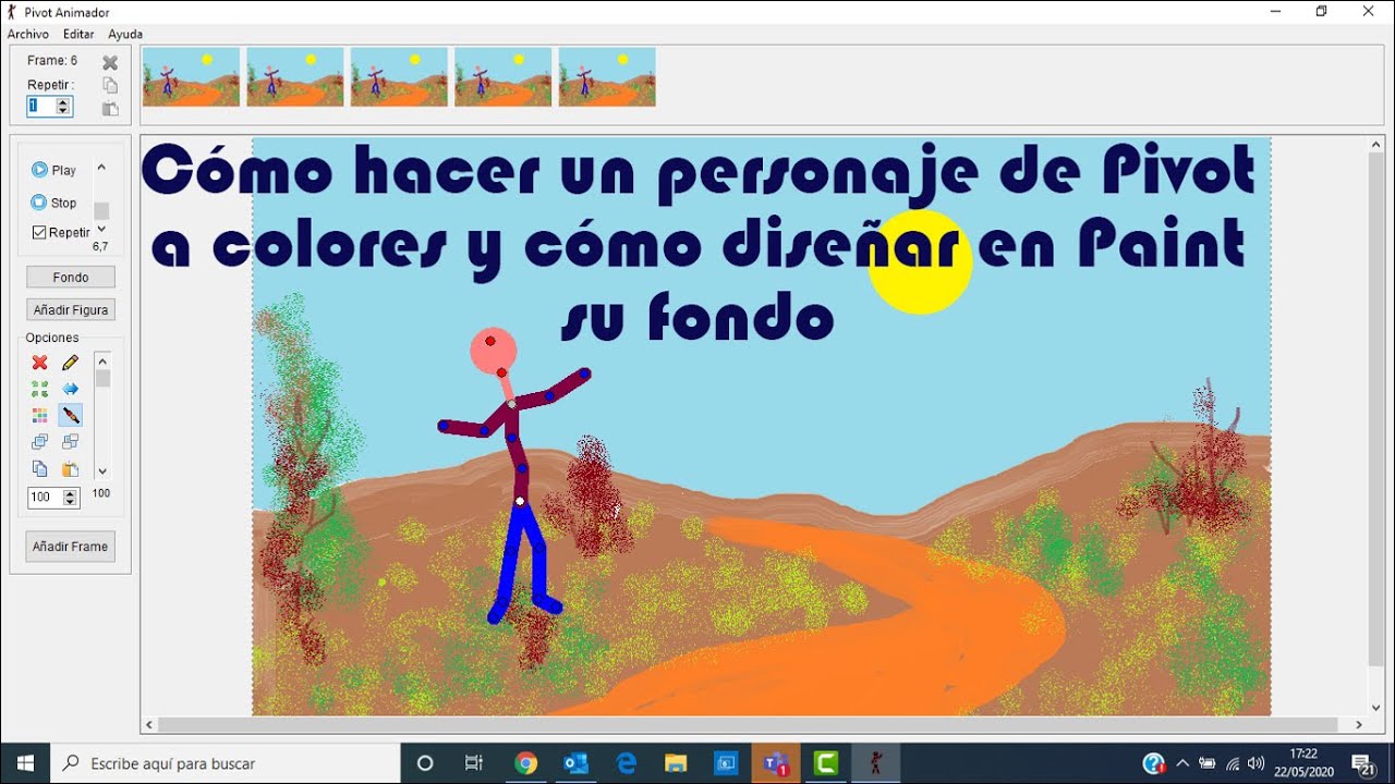 Cómo colorear por partes un personaje de PIVOT, y cómo hacer su fondo ...