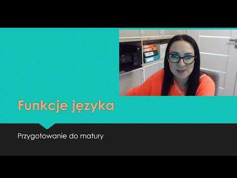 Funkcje języka. Informatywna, ekspresywna, impresywna... - YouTube